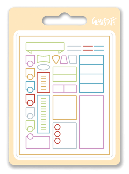 Minimal Character Sheet Waterproof Die Cut Vinyl Sticker – Forged Gaming