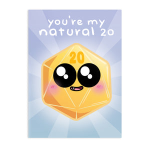 You're My Nat 20 Greeting Card | Forged Gaming