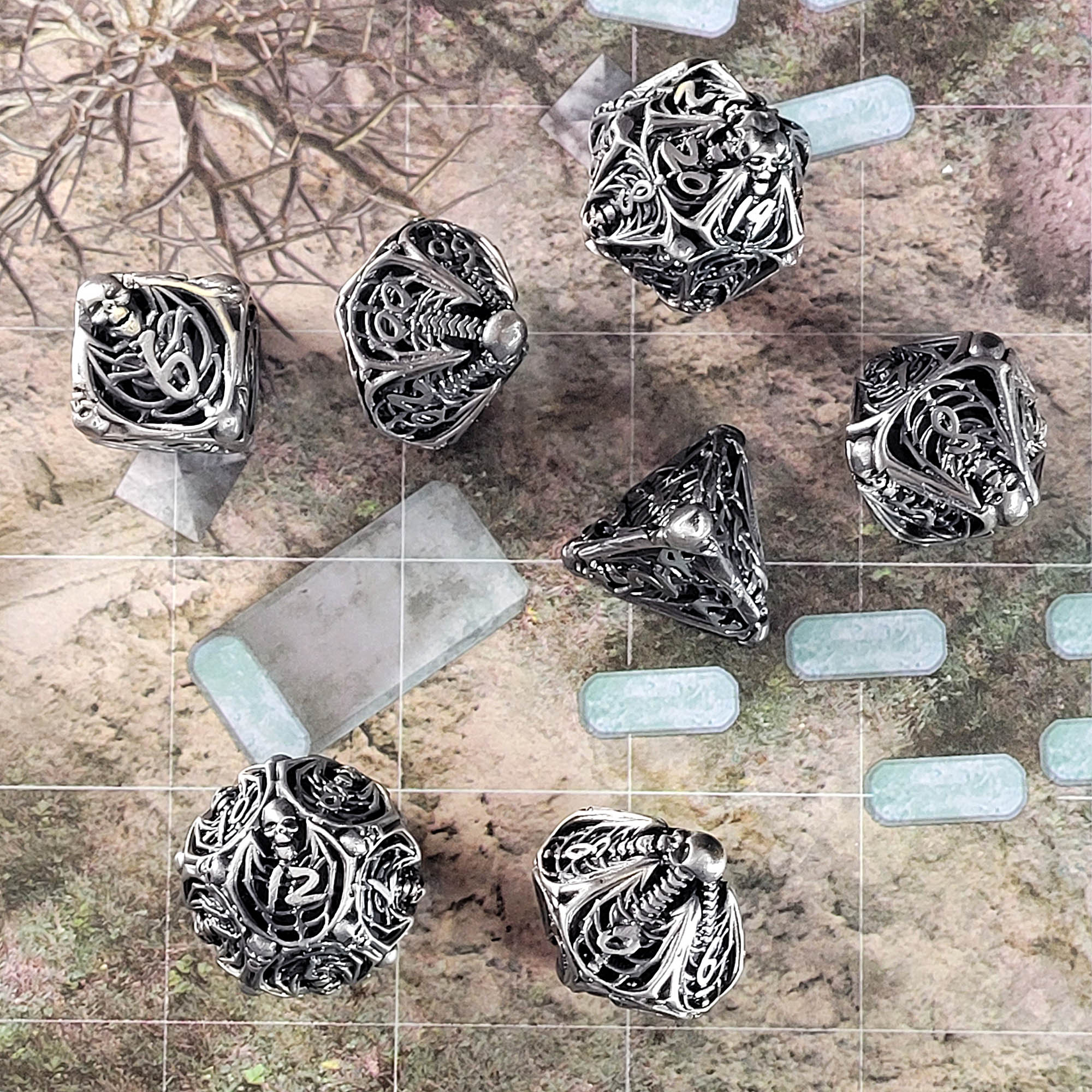 Skulls & Skeletons Dice Collection | Forged Gaming